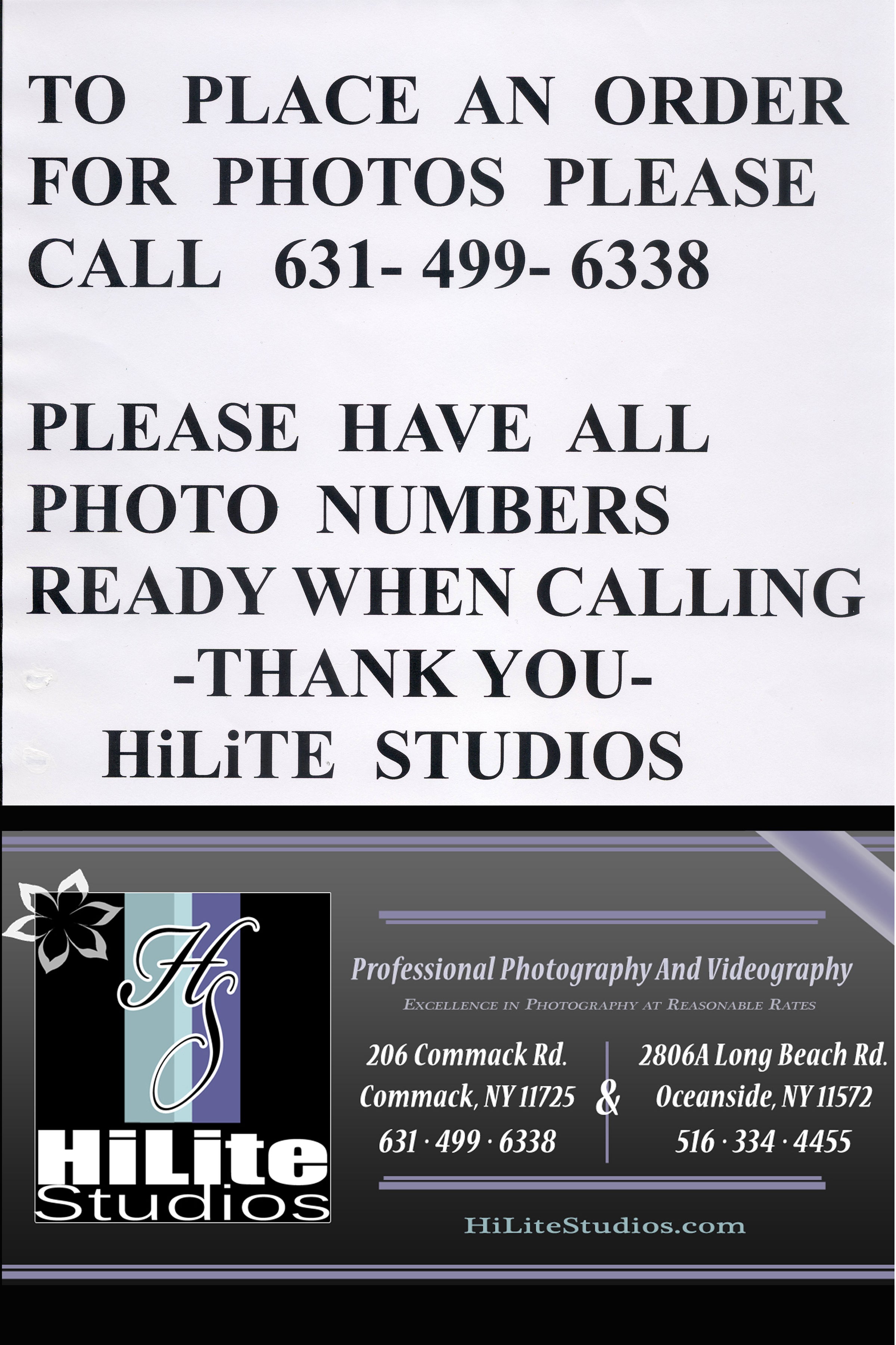 Long Island Photographer Located in Commack and Oceanside, NY - HiLite Studios